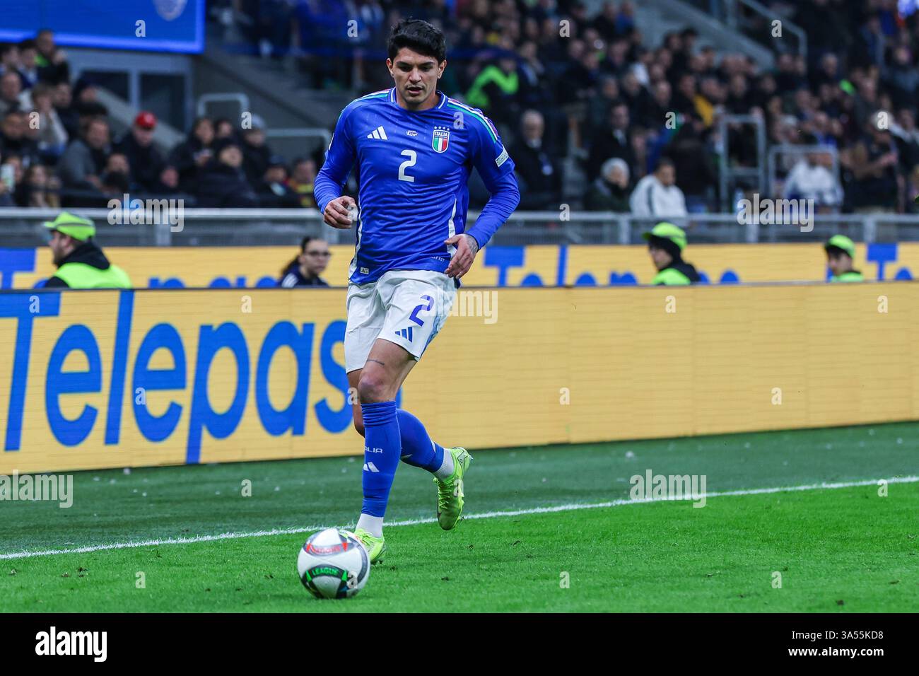 Raoul Bellanova of Italy seen in action during UEFA Nations League 2024 ...