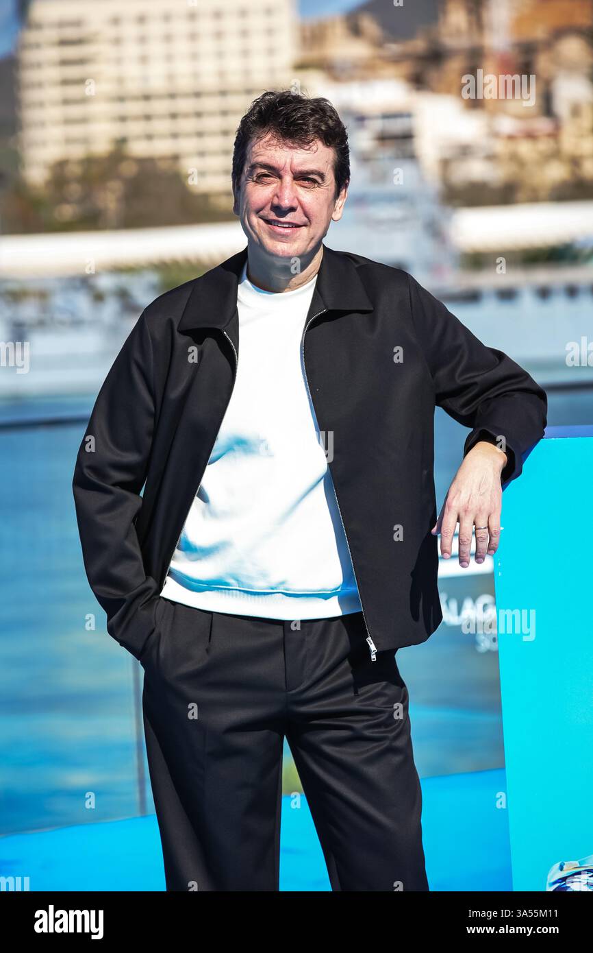 Málaga, Spain. 21th March 2025. Javier Veiga attends the photocall of ...