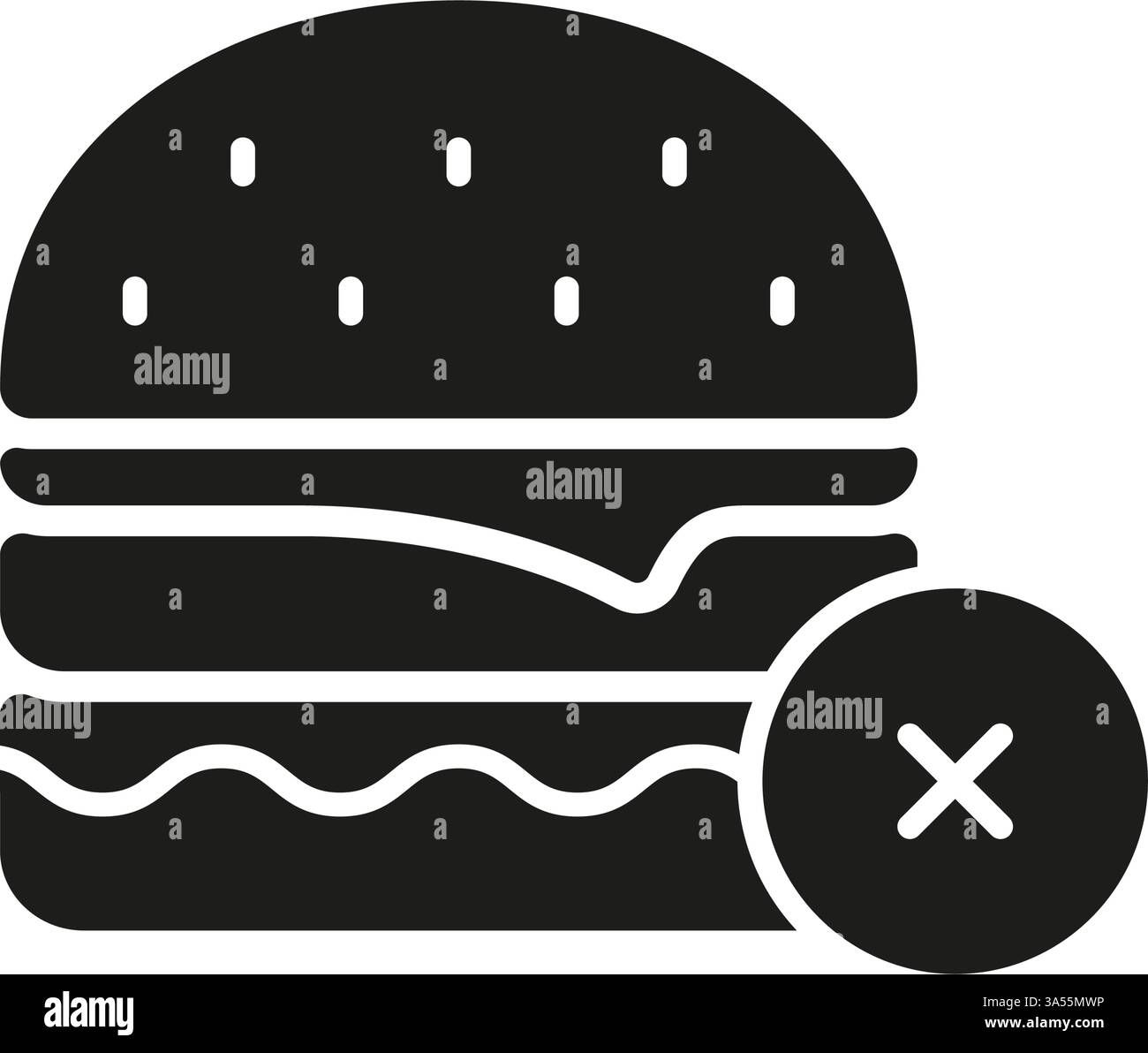 No processed food symbol Cut Out Stock Images & Pictures - Alamy