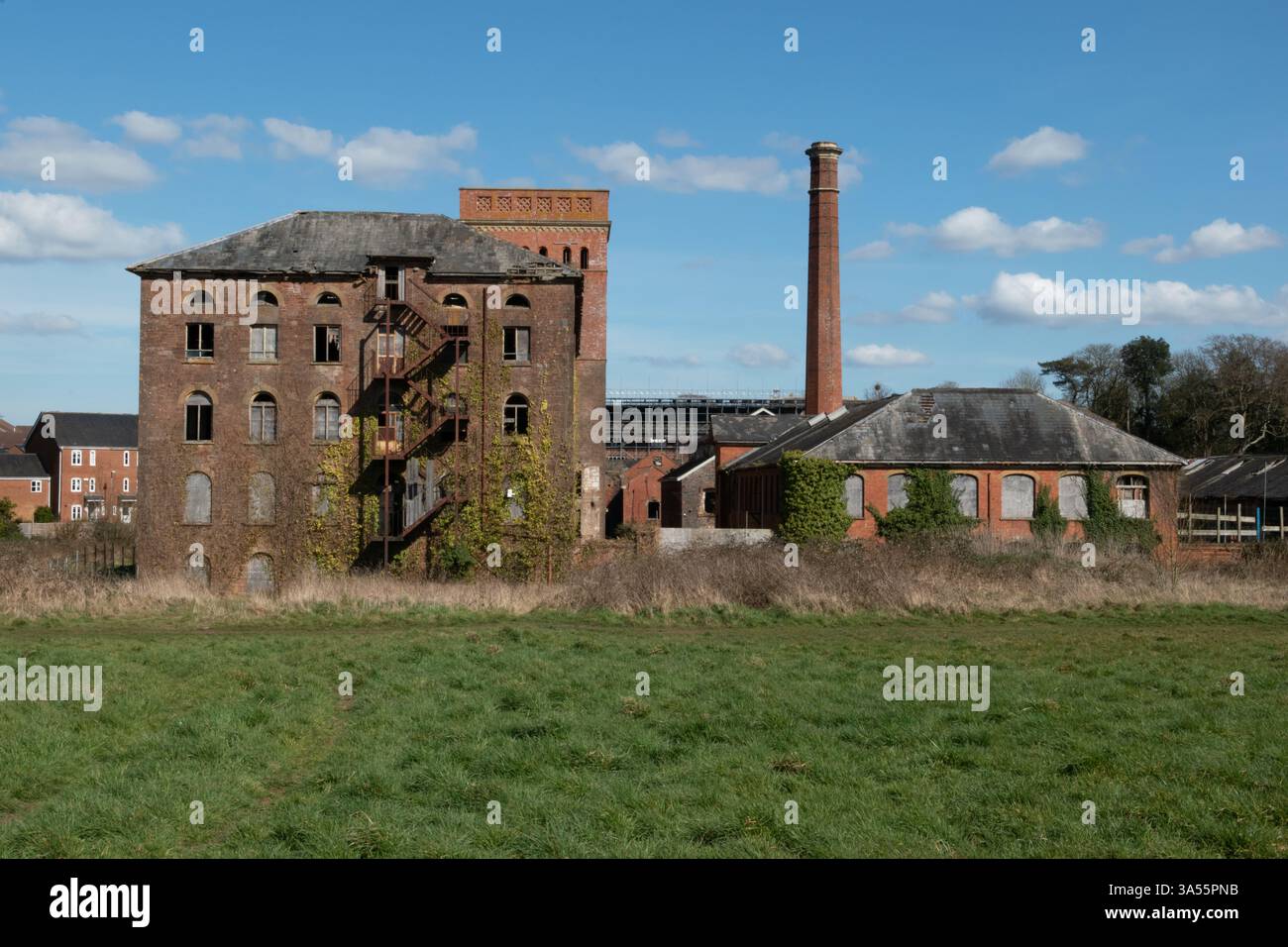 The derelict Tone Works, Wellington, Somerset, England Stock Photo - Alamy