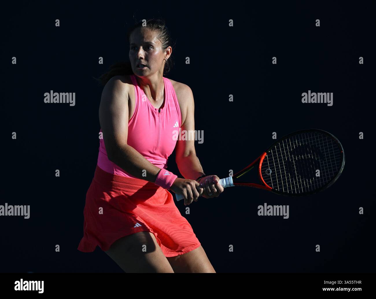 MIAMI GARDENS FL - MARCH 20: Daria Kasatkina Vs Hailey Baptiste during ...
