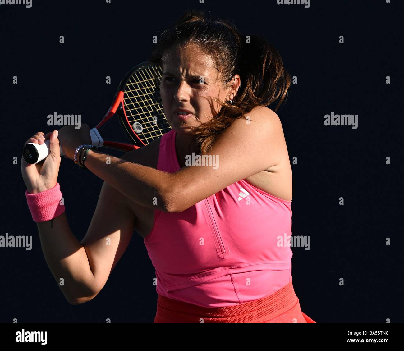 MIAMI GARDENS FL - MARCH 20: Daria Kasatkina Vs Hailey Baptiste during ...