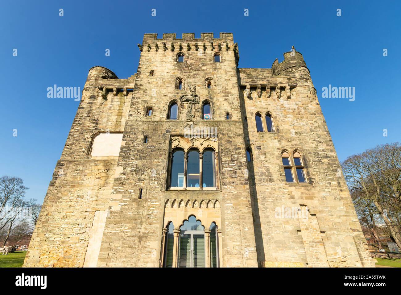 Hylton castle remains Shell of a 4-storey 14th-century castle gatehouse ...