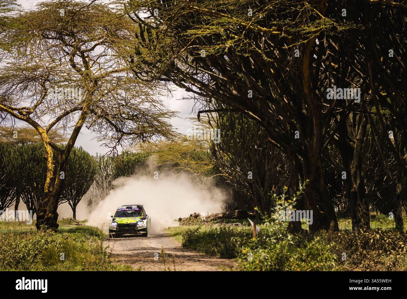 29 Jeremiah WAHOME, Victor OKUNDI, Skoda Fabia RS Rally2, action during ...