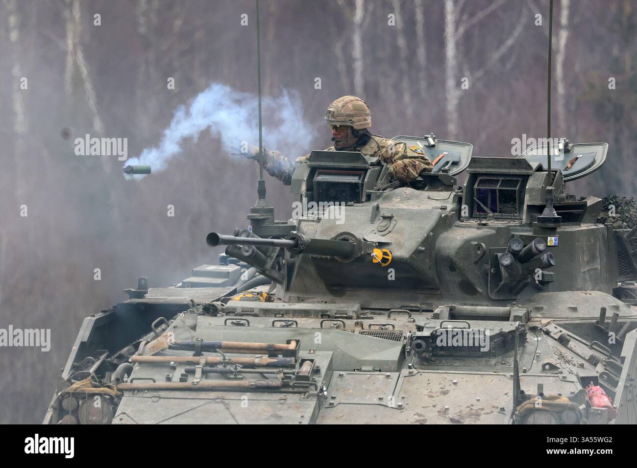 The Prince of Wales, Colonel-in-Chief, Mercian Regiment, onboard a ...