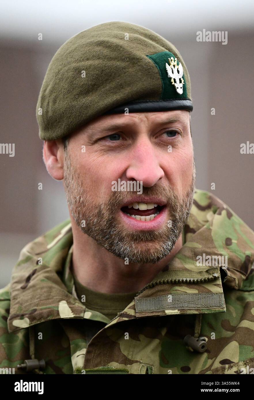 The Prince of Wales meet Estonian troops at Tapa Camp and thank them ...