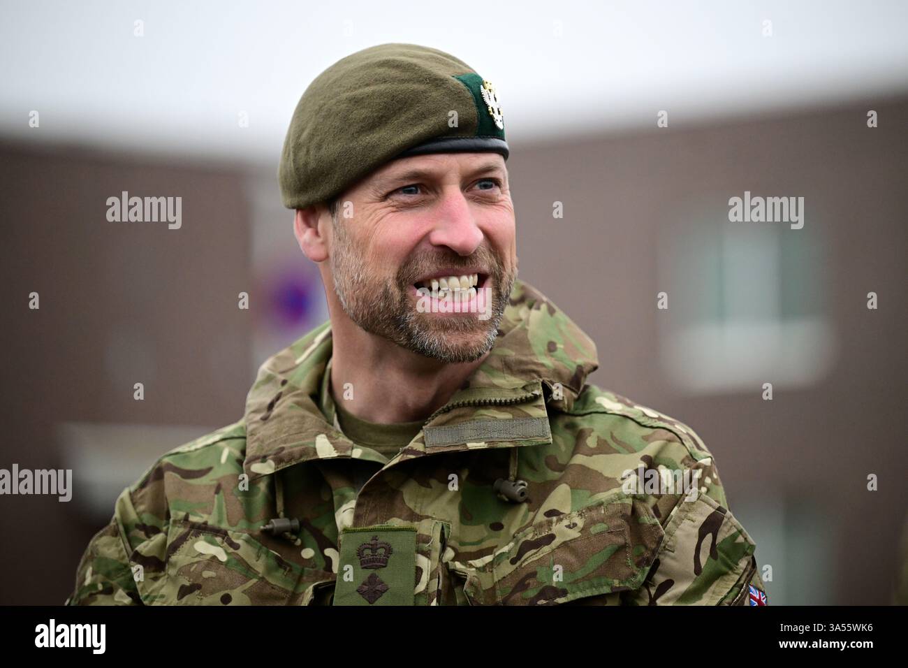 The Prince of Wales meet Estonian troops at Tapa Camp and thank them ...