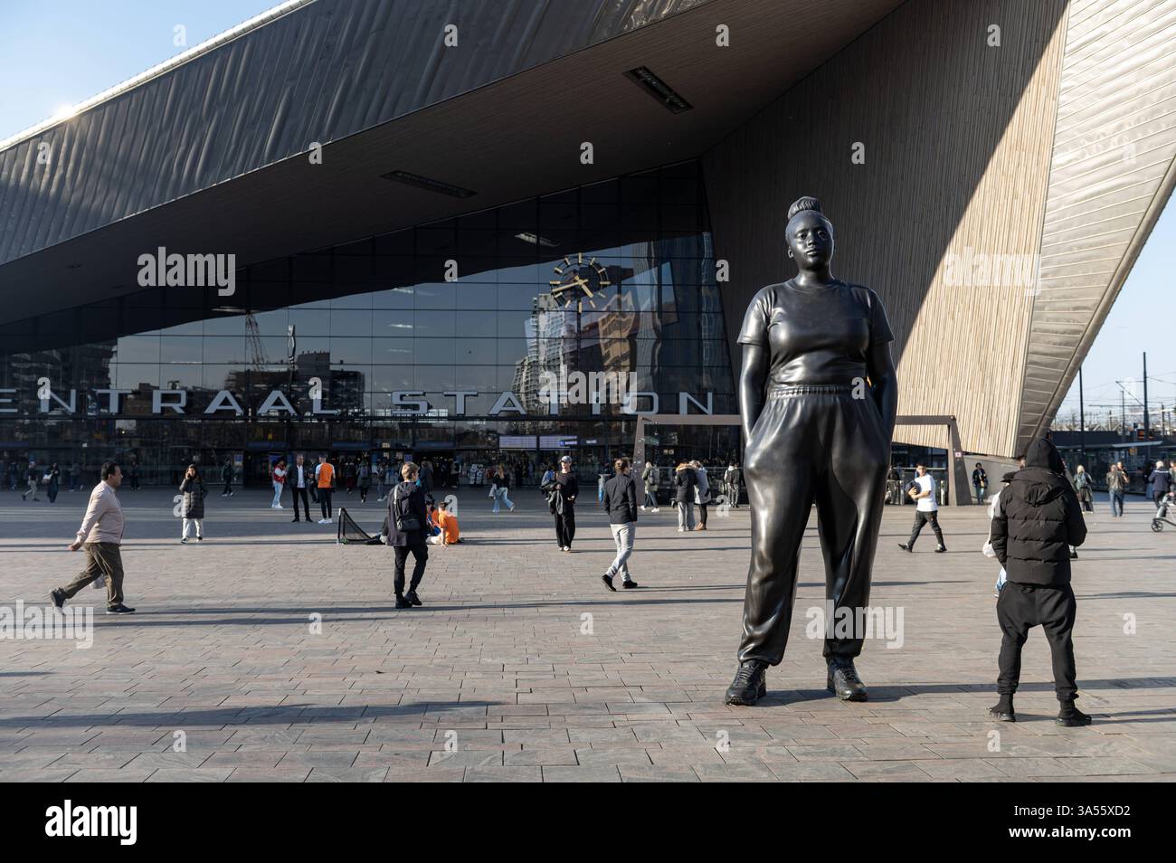 Rotterdam The Netherlands 20th March 2025 Centraal Station in Rotterdam ...