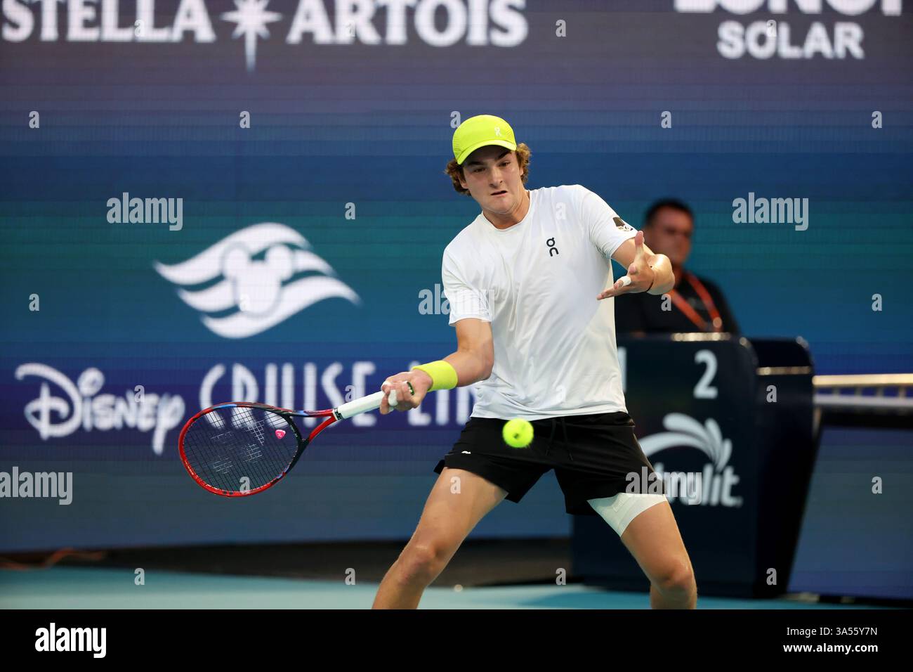 Miami Gardens, Florida, USA. 20th Mar, 2025. Joao Fonseca of Brazil ...