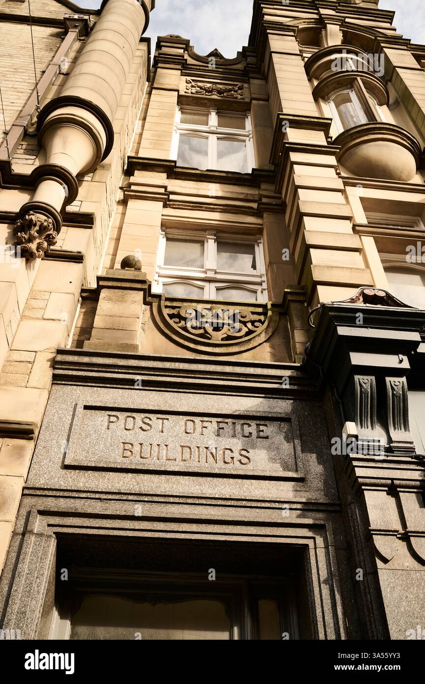 The old post office buildings in Halifax,UK Stock Photo - Alamy