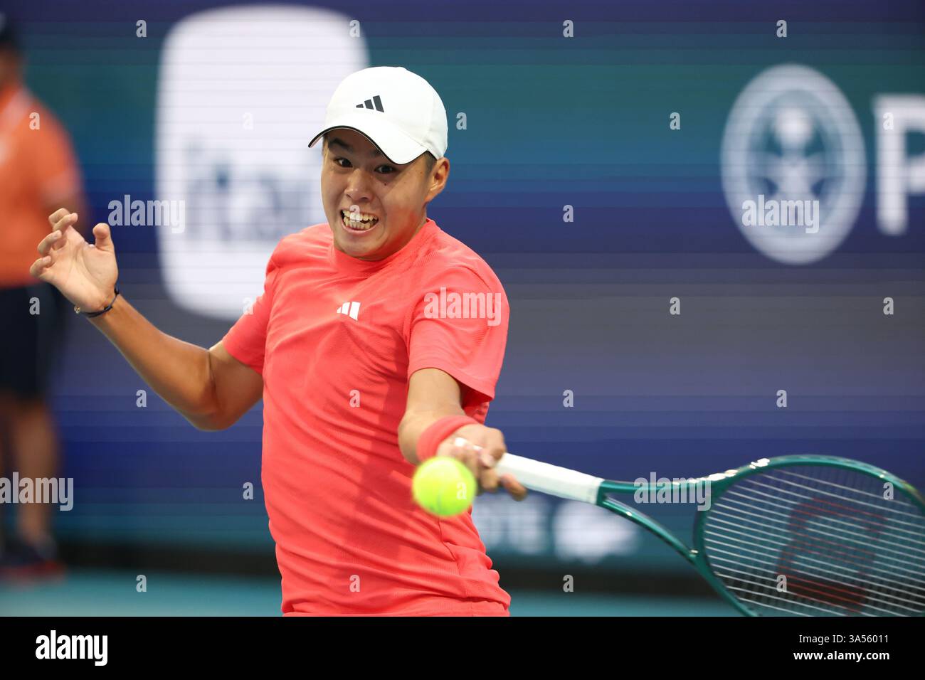 Miami Gardens, Florida, USA. 20th Mar, 2025. Joao Fonseca of Brazil ...