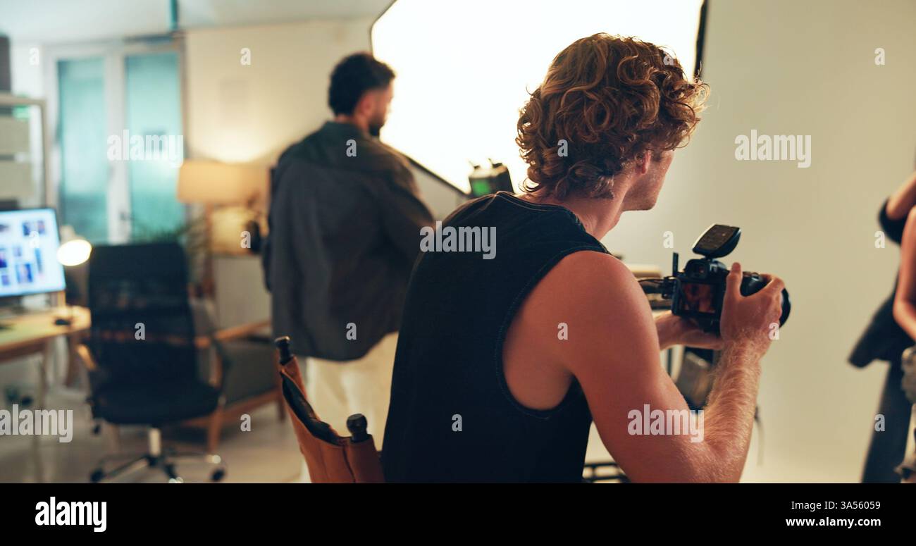 Photography, creative and people in studio, production and pictures for ...