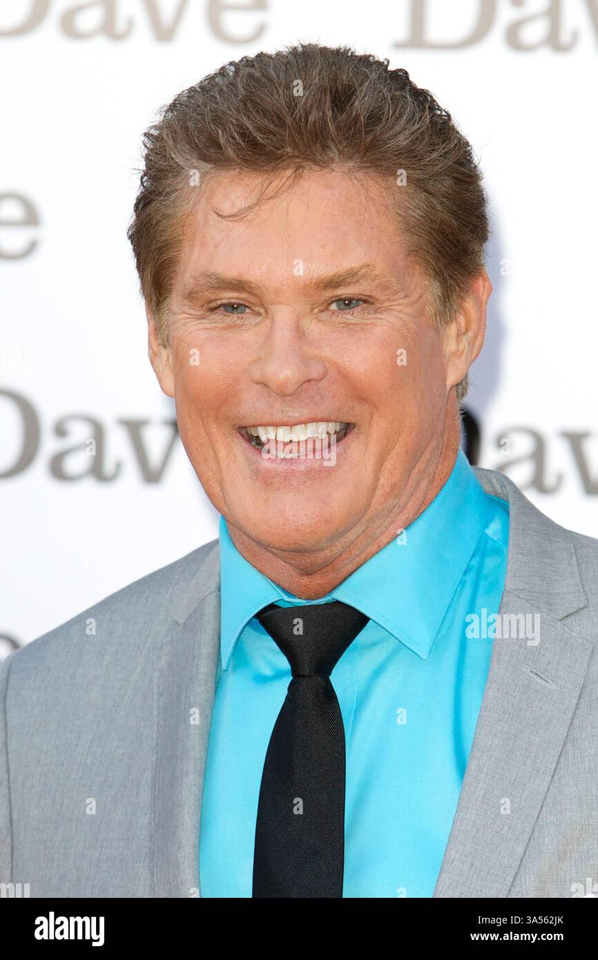David Hasselhoff attends the TV launch of 'Hoff The Record' at the ...