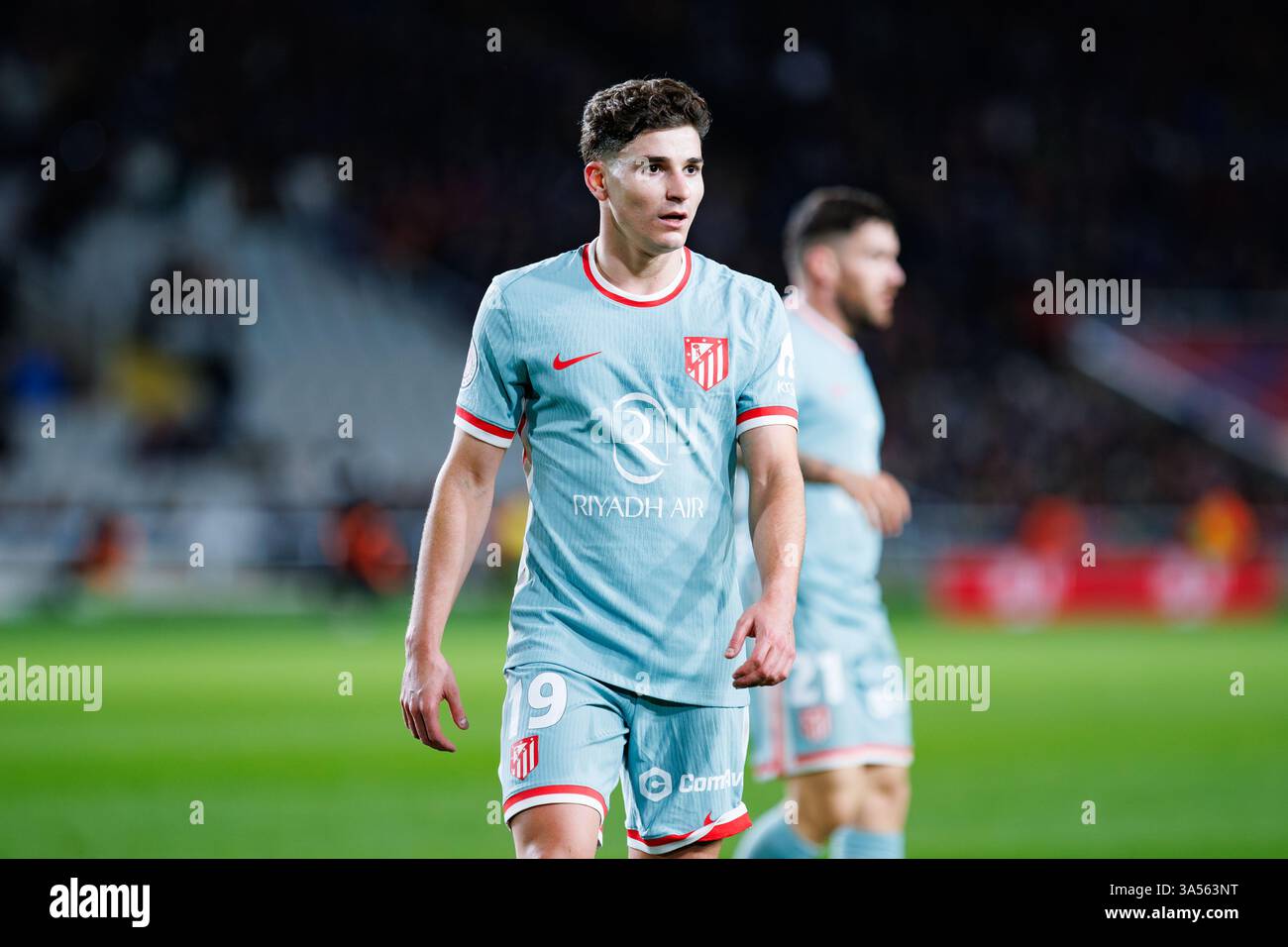 Barcelona, Spain. 25th February, 2025. Julian Alvarez in action during ...
