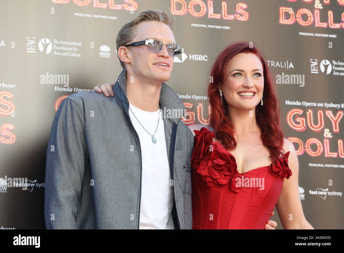 Sydney, Australia. 21st March 2025. Cody Simpson and Annie Aitken ...