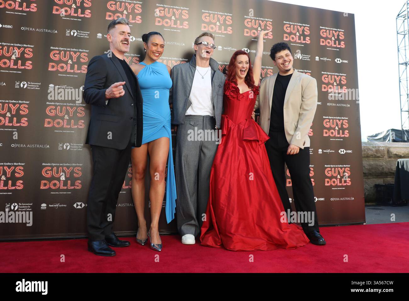 Sydney, Australia. 21st March 2025. Bobby Fox, Angelina Thomsen, Cody ...