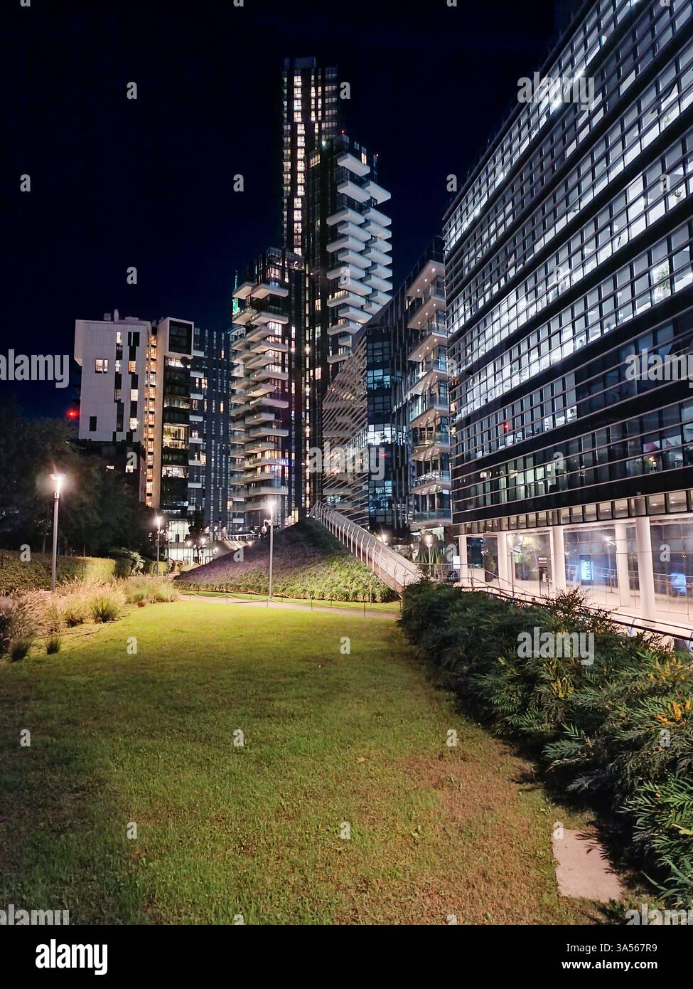 the modern skyline of Milan Stock Photo - Alamy