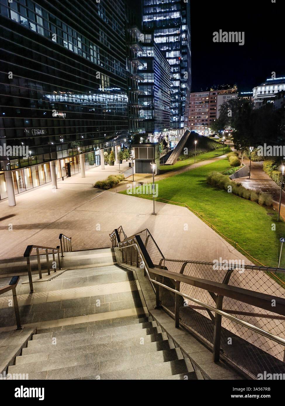 the modern skyline of Milan Stock Photo - Alamy