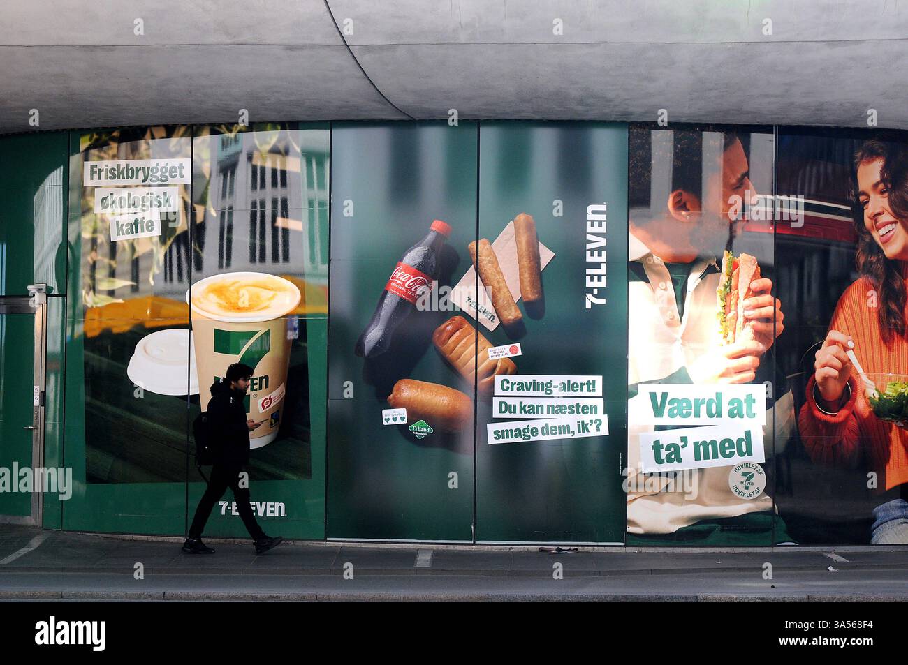 Copenhagen/ Denmark/21 MARCH 2025//7eleven chain all over danish land ...