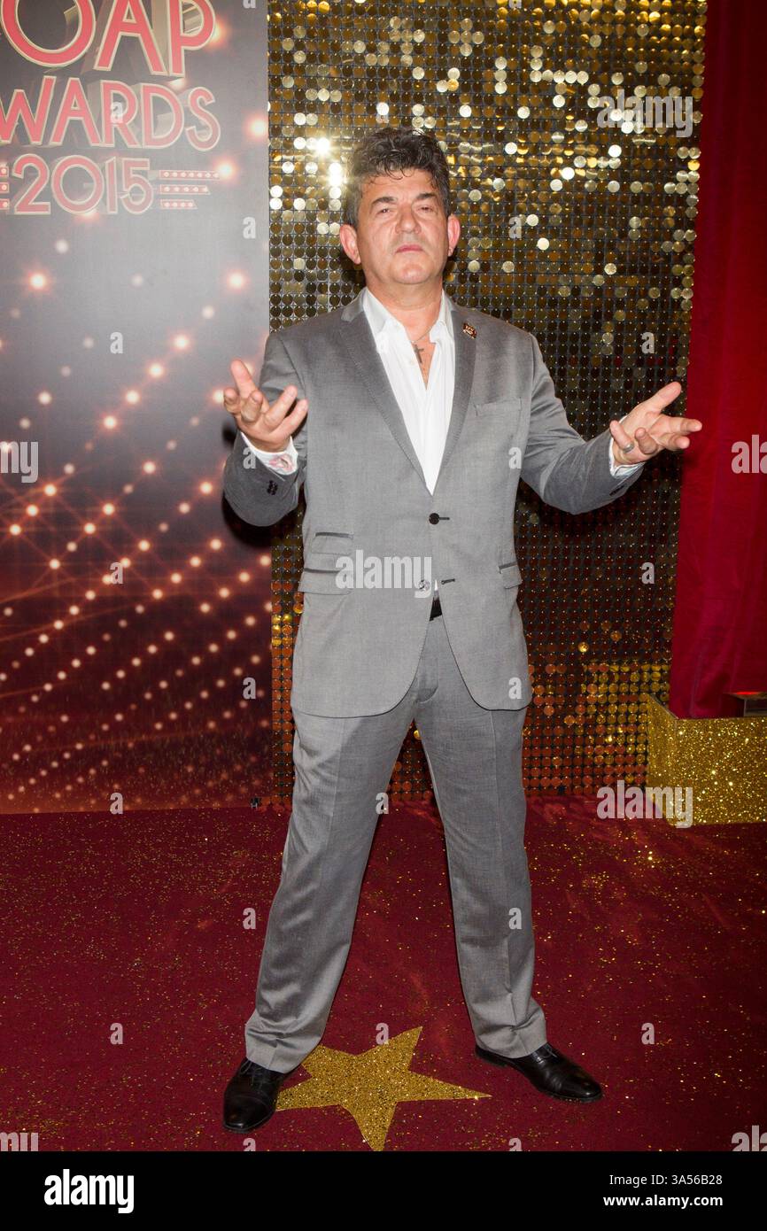 John Altman attends the British Soap Awards 2015 at The Palace Hotel ...