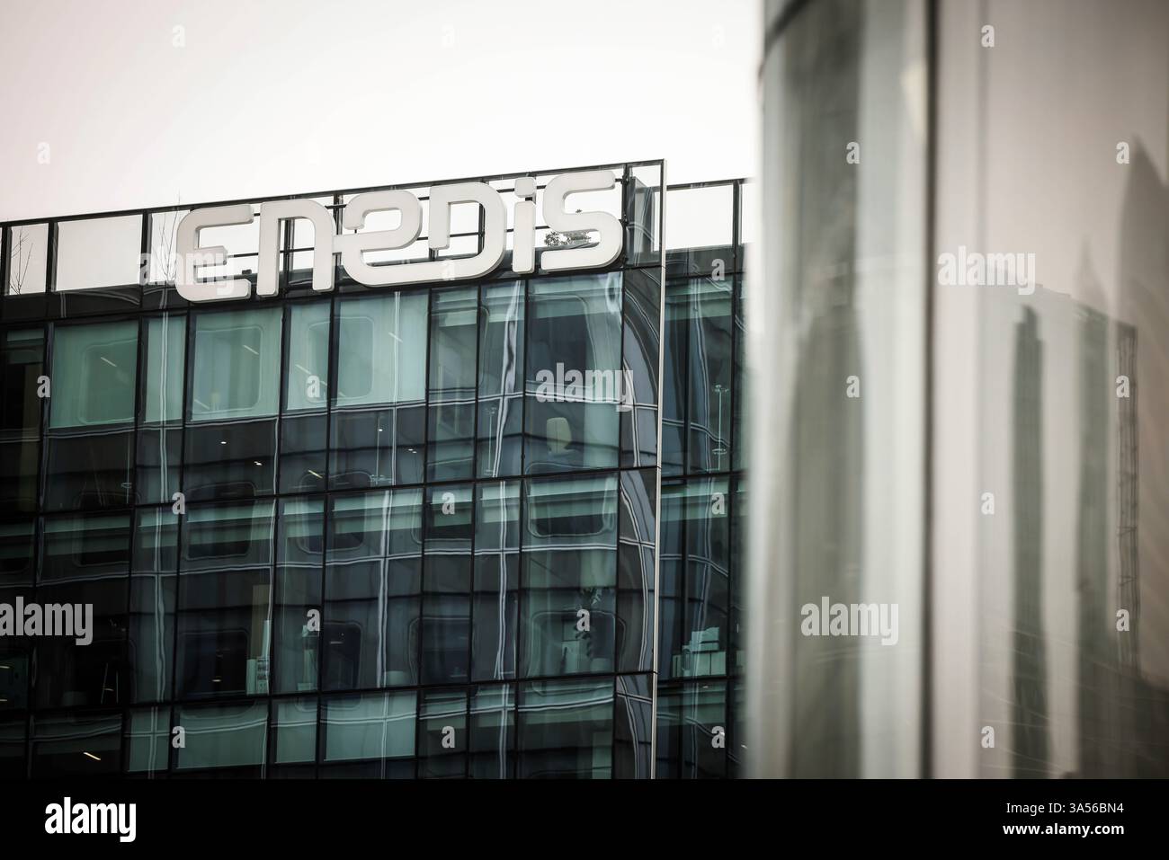 View of the Suez water company Friday, March 21, 2025 in La Defense ...