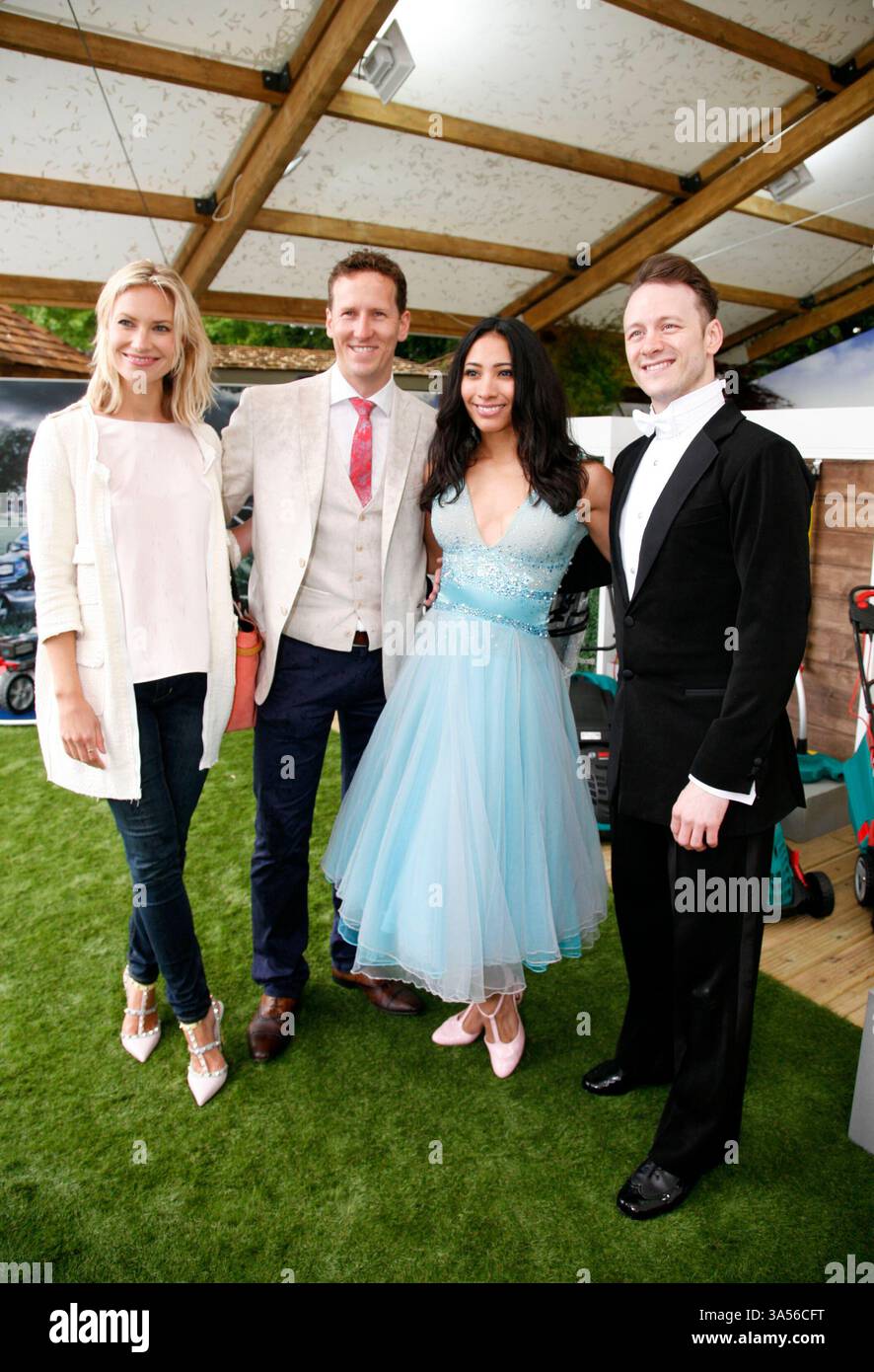 Brendan Cole and Zoe Hobbs with Karen Hauer and Kevin Clifton at The ...