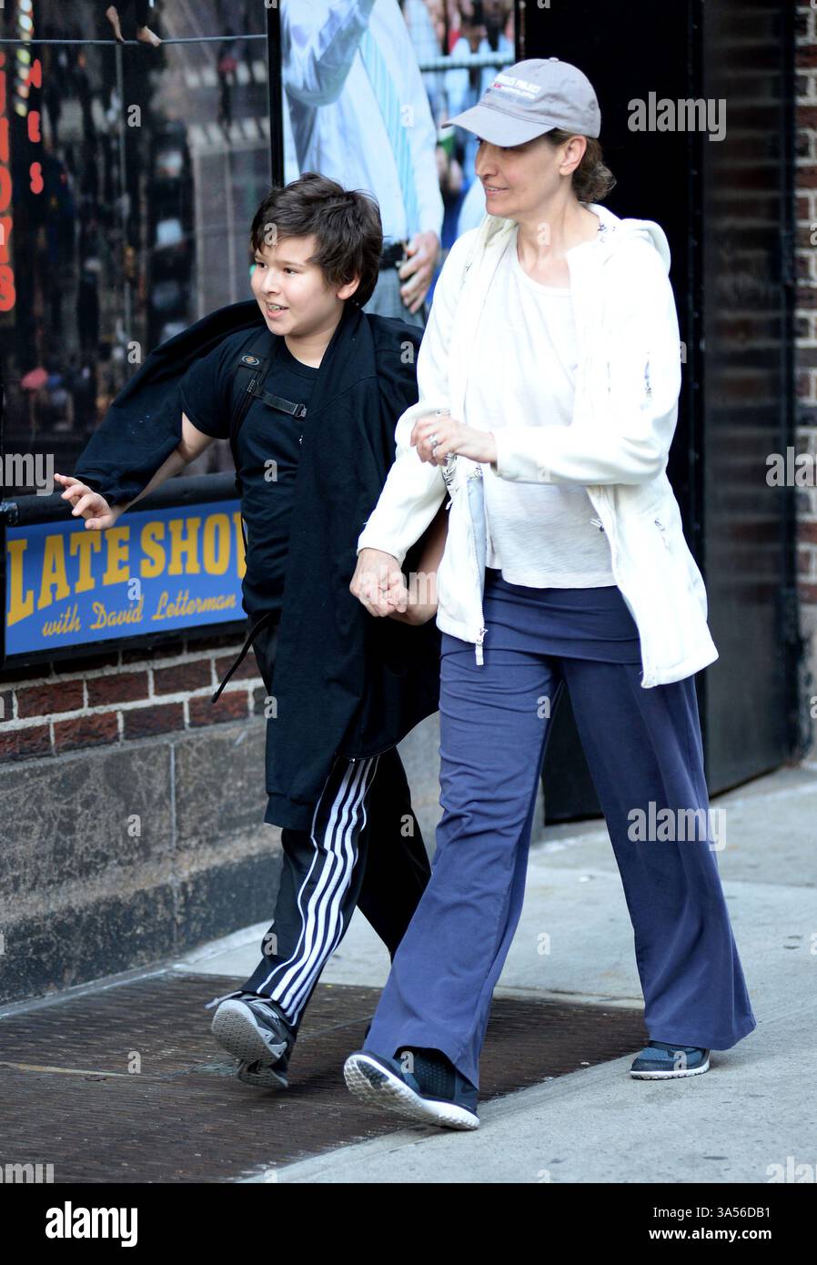 Harry Joseph Letterman and Regina Lasko at an appearance on the Late ...
