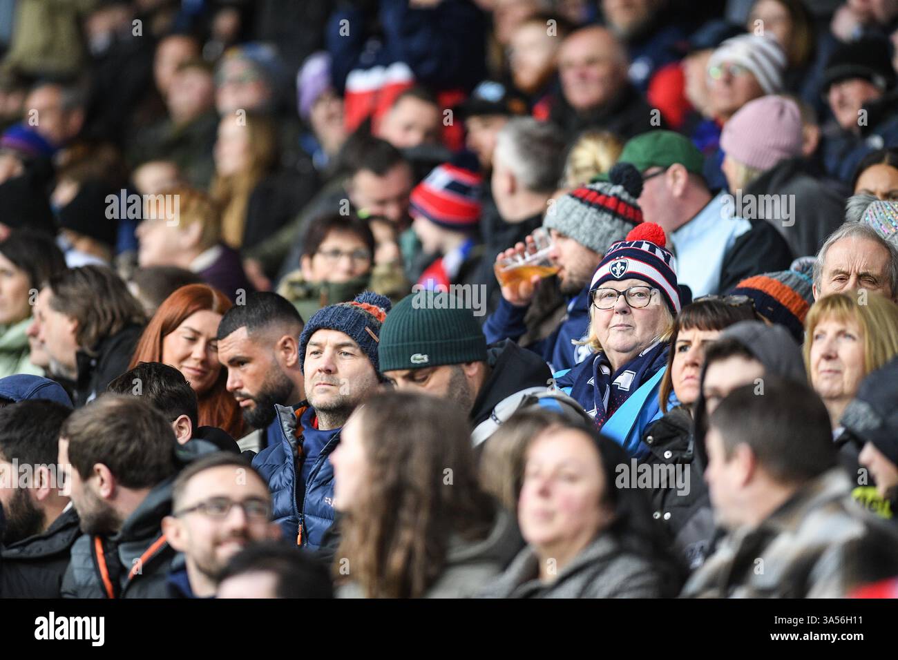 Huddersfield, England - 16th March 2025 - Wakefield Trinity fans. Rugby ...