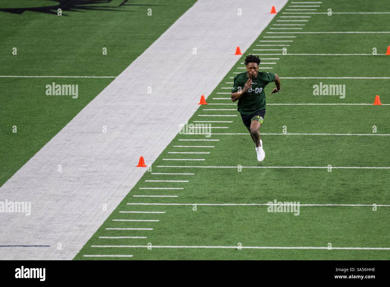 Kansas' OJ Burroughs runs a drill during the Big 12 Conference's NFL ...