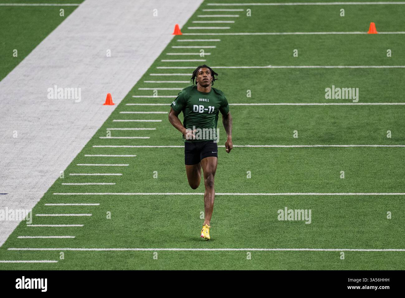 Houston's Ajani Carter runs a drill during the Big 12 Conference's NFL ...