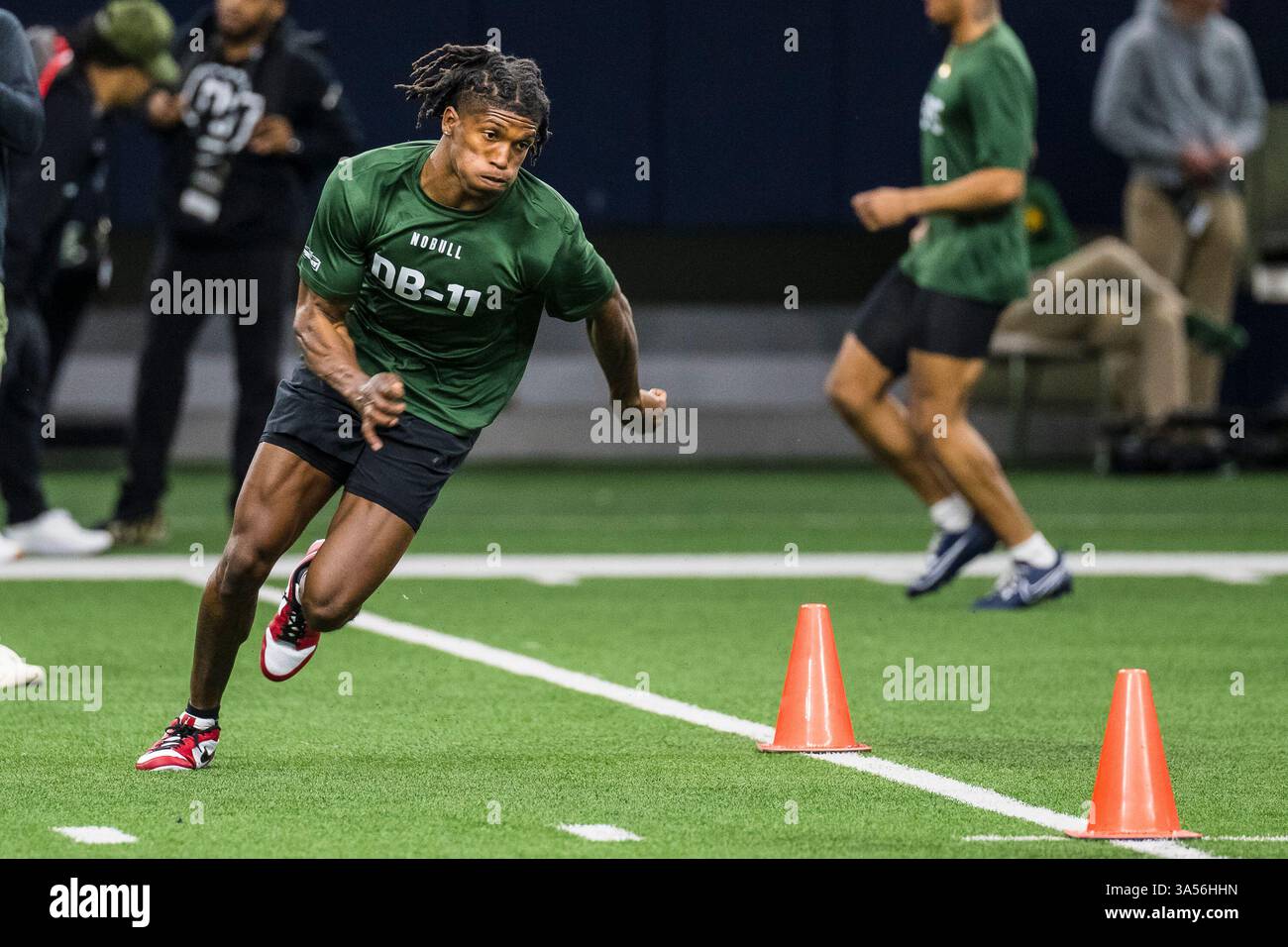 Houston's Ajani Carter runs a drill during the Big 12 Conference's NFL ...