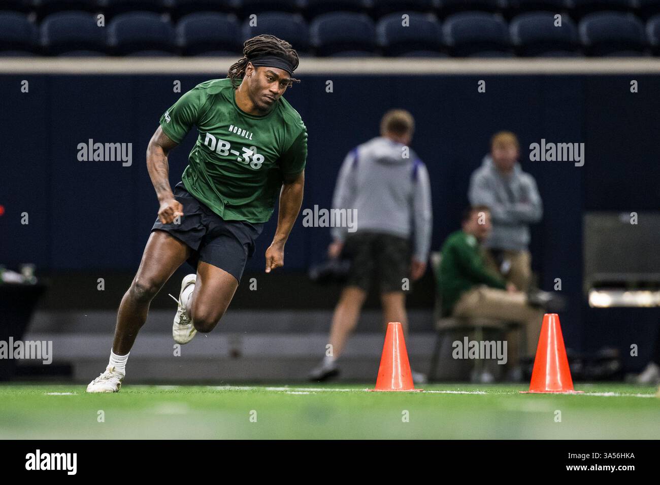 Arizona State's Shamari Simmons runs a drill during the Big 12 ...