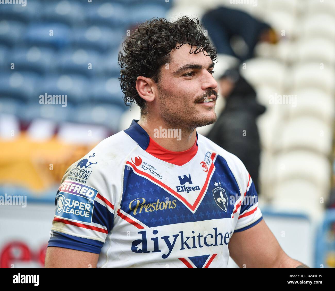 Huddersfield, England - 16th March 2025 - Wakefield Trinity's Mathieu ...