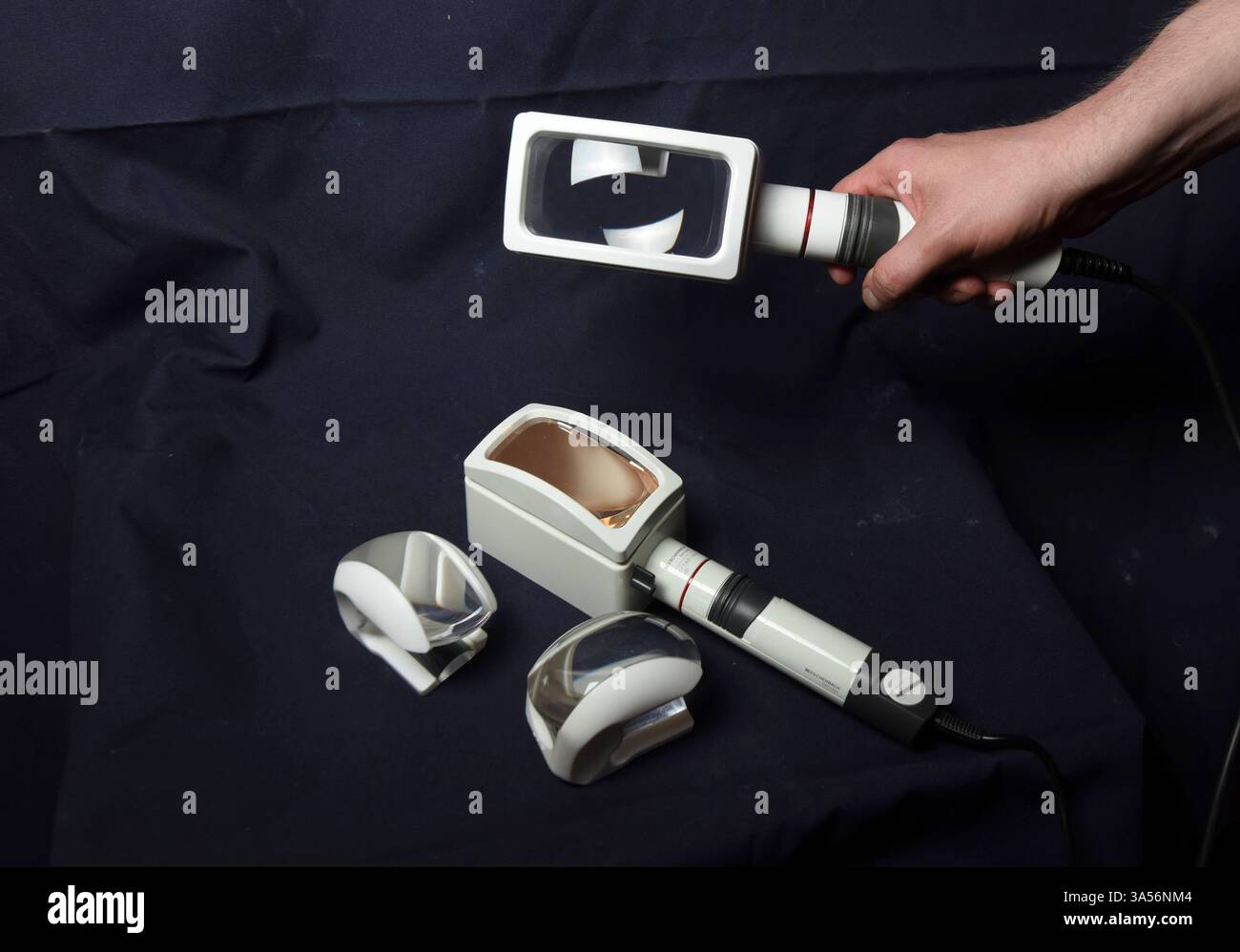 search with a loupe or magnifying glass, research in science search ...