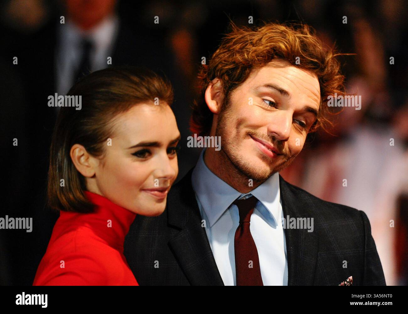 London, England, 10.06.2014 Lily Waterhouse and Sam Claflin attends ...