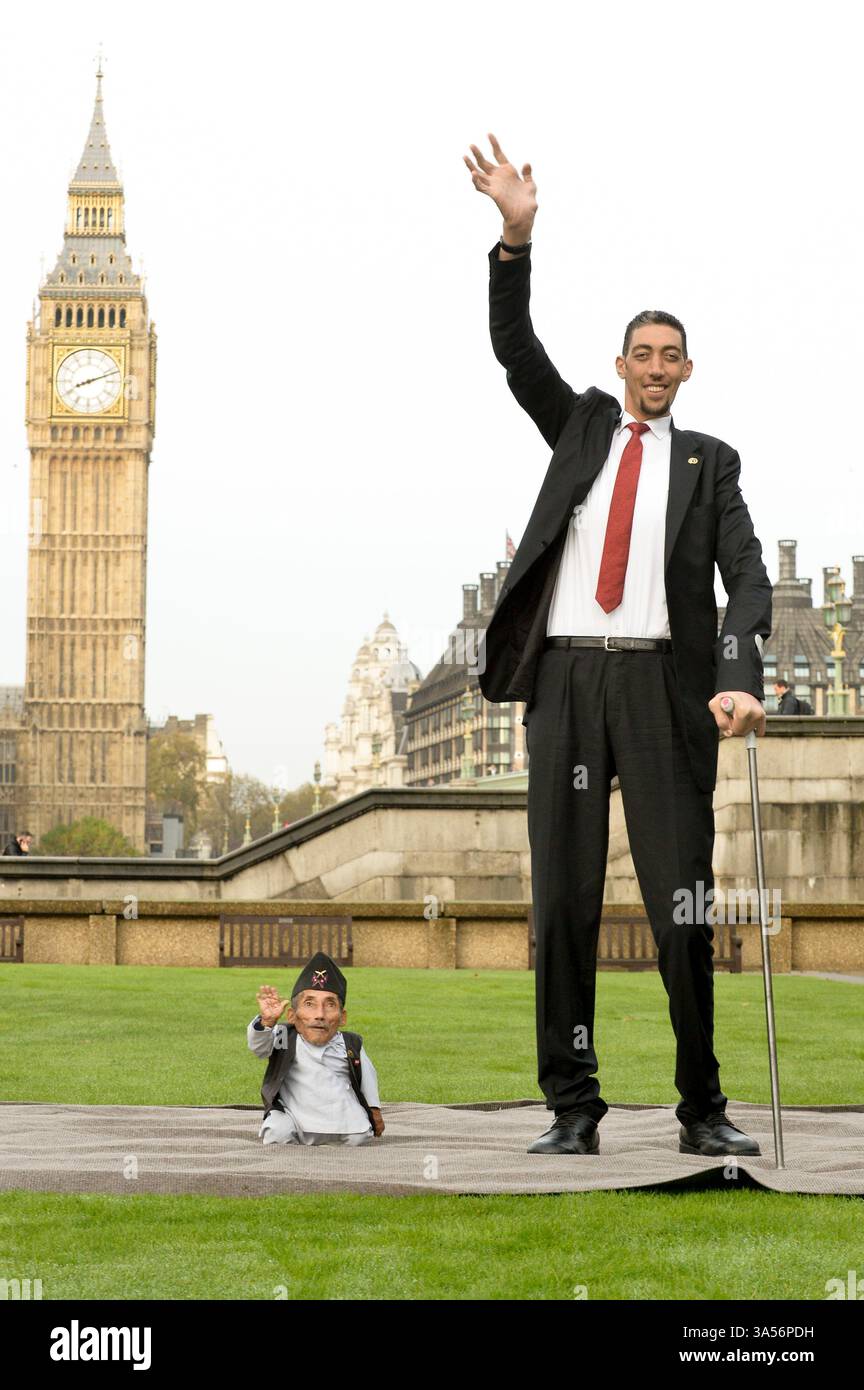 London, England, 11.12.2014 The shortest man ever Chandra Bahadur Dangi ...