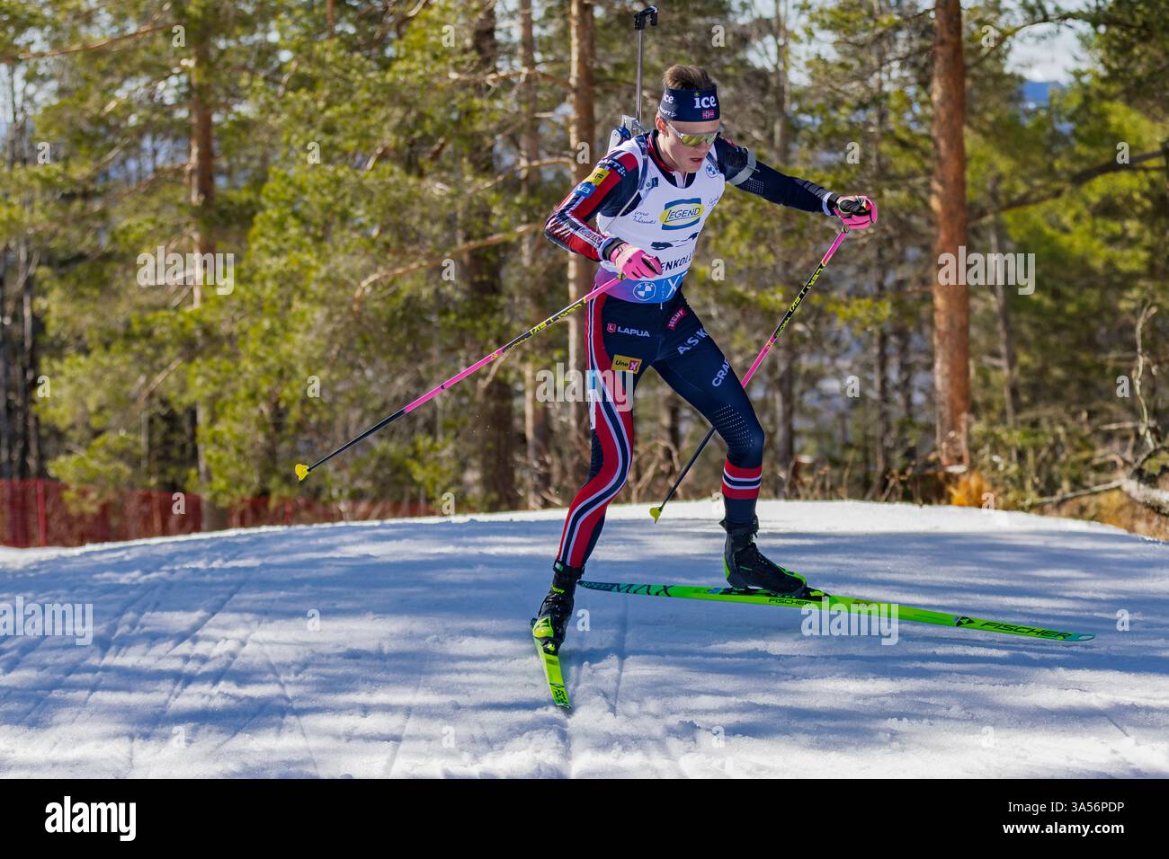 Oslo, Norway 21 March Martin Uldal of Norway takes part in the mens ...
