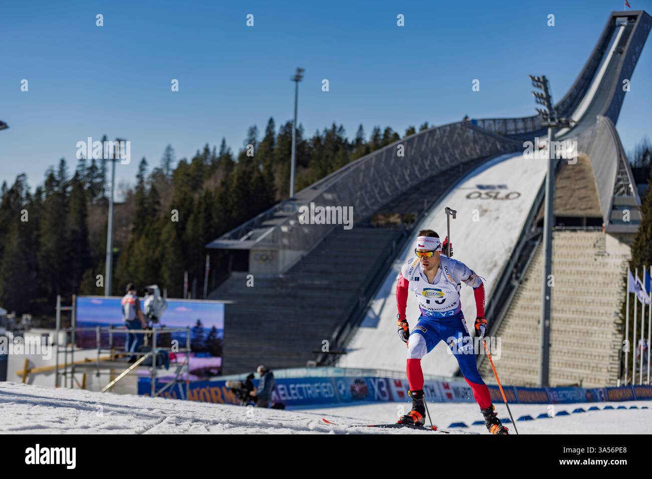 Oslo, Norway 21 March Michal Krcmar of Czech Republic takes part in the ...