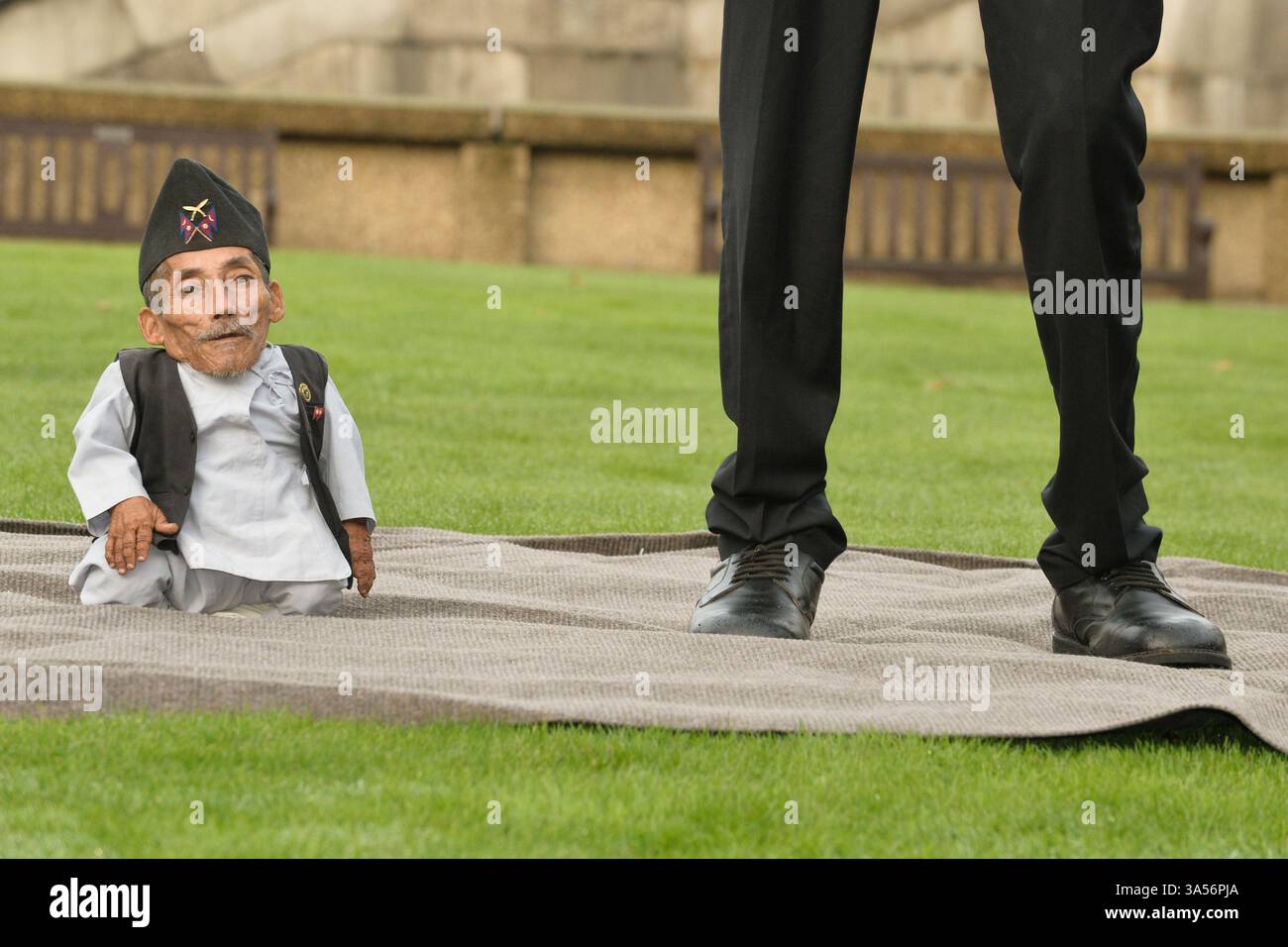 London, England, 11.12.2014 The shortest man ever Chandra Bahadur Dangi ...