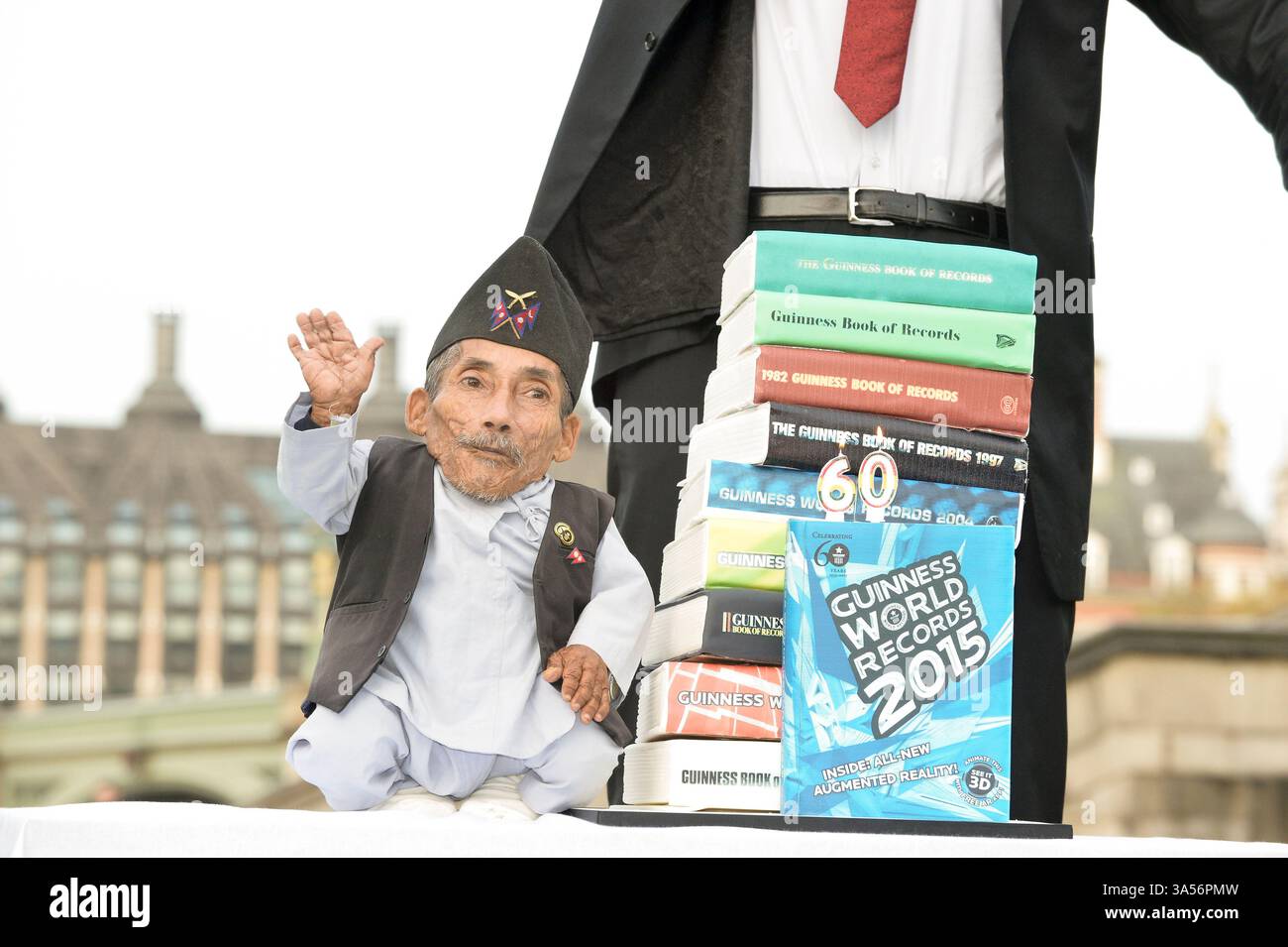 London, England, 11.12.2014 The shortest man ever Chandra Bahadur Dangi ...