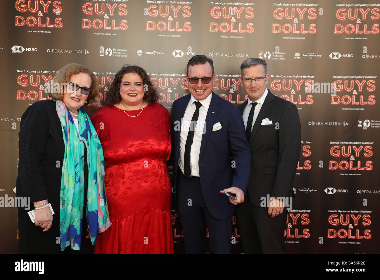 Sydney, Australia. 21st March 2025. L-R: tbc, Scarlet Lindsay, tbc and ...