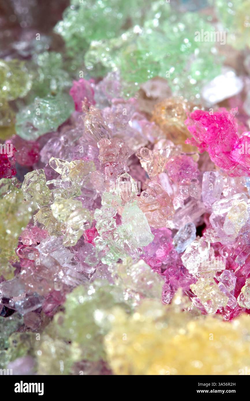 Sugar Sat Crystal Healing Vibrant Clittering Shard Close Up Molecule ...