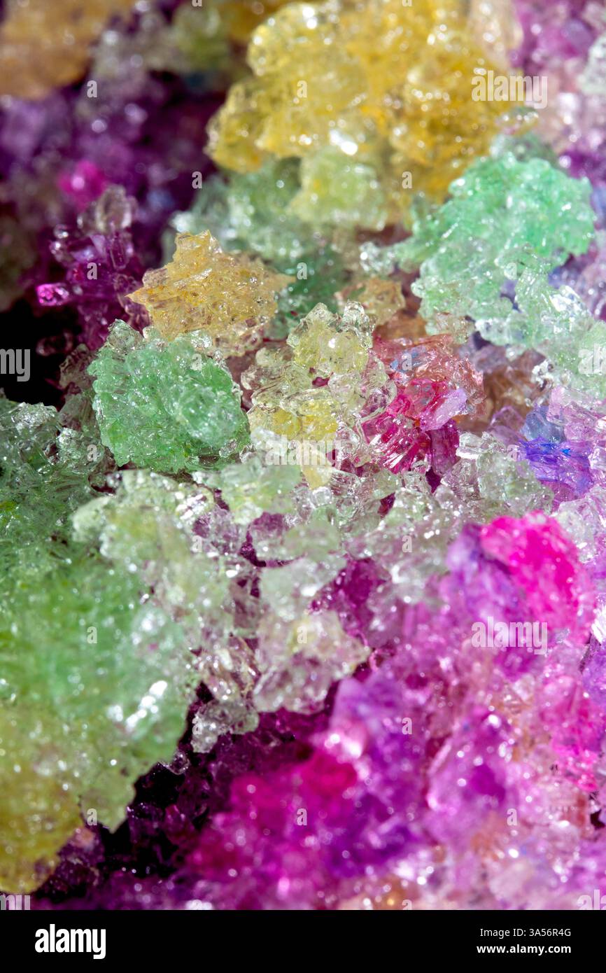 Sugar Sat Crystal Healing Vibrant Clittering Shard Close Up Molecule ...