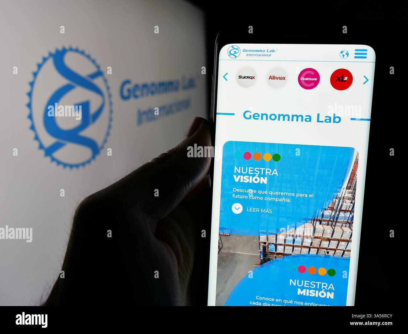 Genomma lab logo hi-res stock photography and images - Alamy