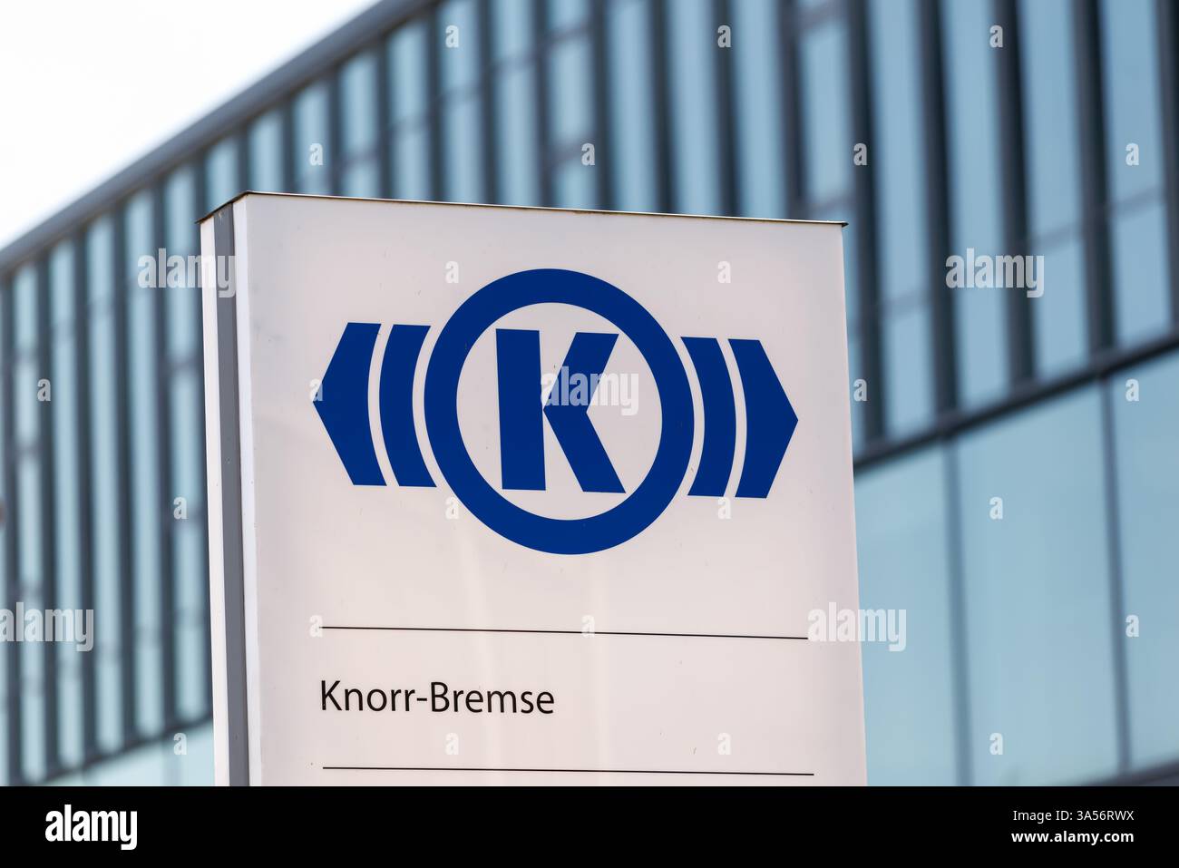 Munich, Germany. 20th Mar, 2025. The lettering and logo of Knorr-Bremse ...