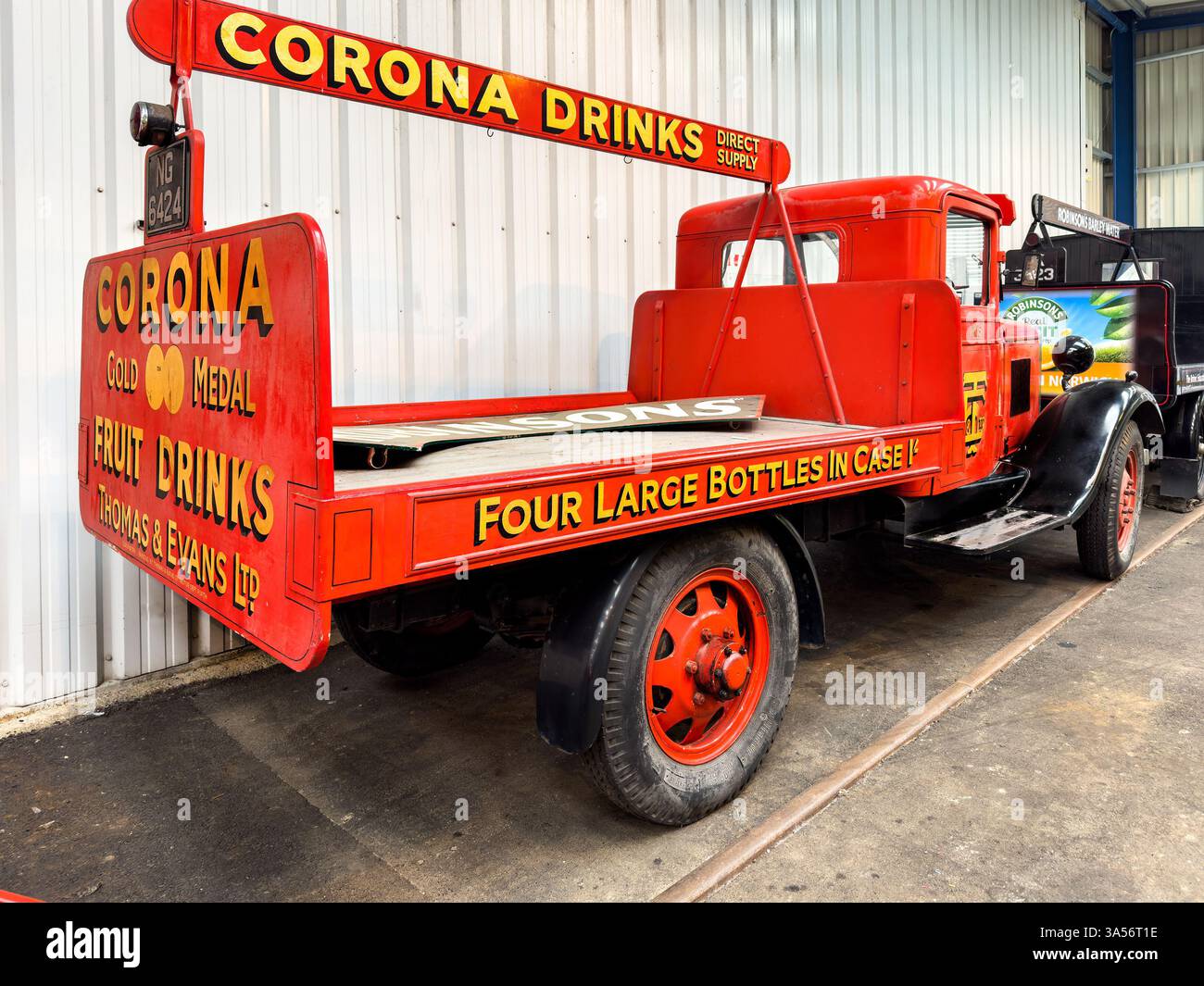 vintage red morris corona delivery truck at NELSAM north east land sea ...