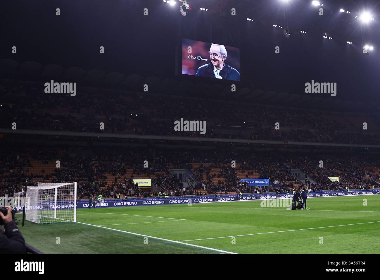 Bruno Pizzul ; during the Uefa Nations League 2025 match between Italy ...