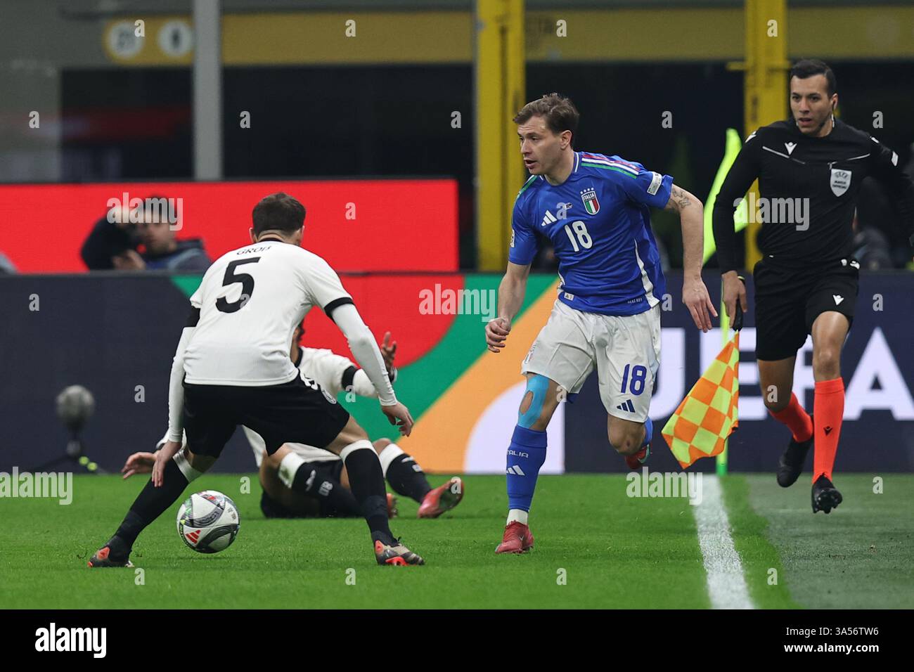 Nicolo Barella (Italy)Pascal Gross (Germany) ; during the Uefa Nations ...