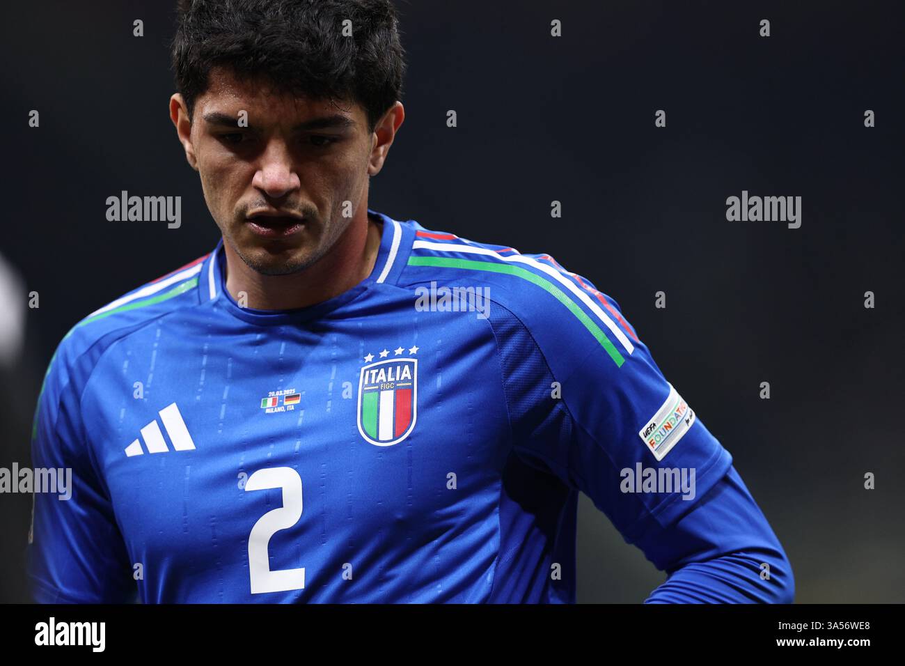 Raul Bellanova (Italy) ; during the Uefa Nations League 2025 match ...