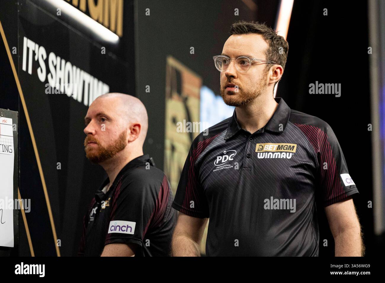 Cardiff, UK. 20th Mar, 2025. Referee Huw Ware. The 2025 BetMGM Premier ...